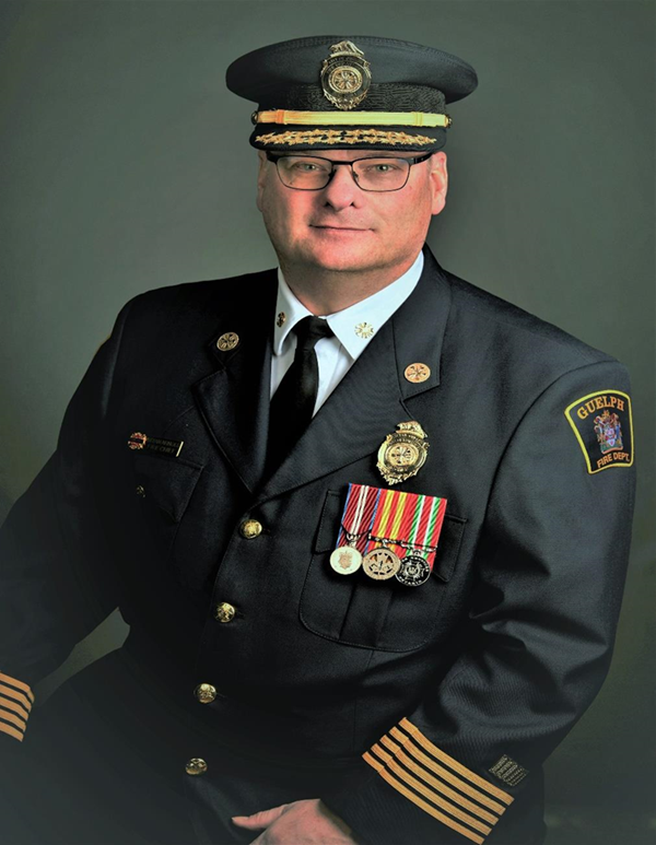 Retirement Announcement: Fire Chief Brian Arnold Guelph Fire Department | Ontario Association of ...